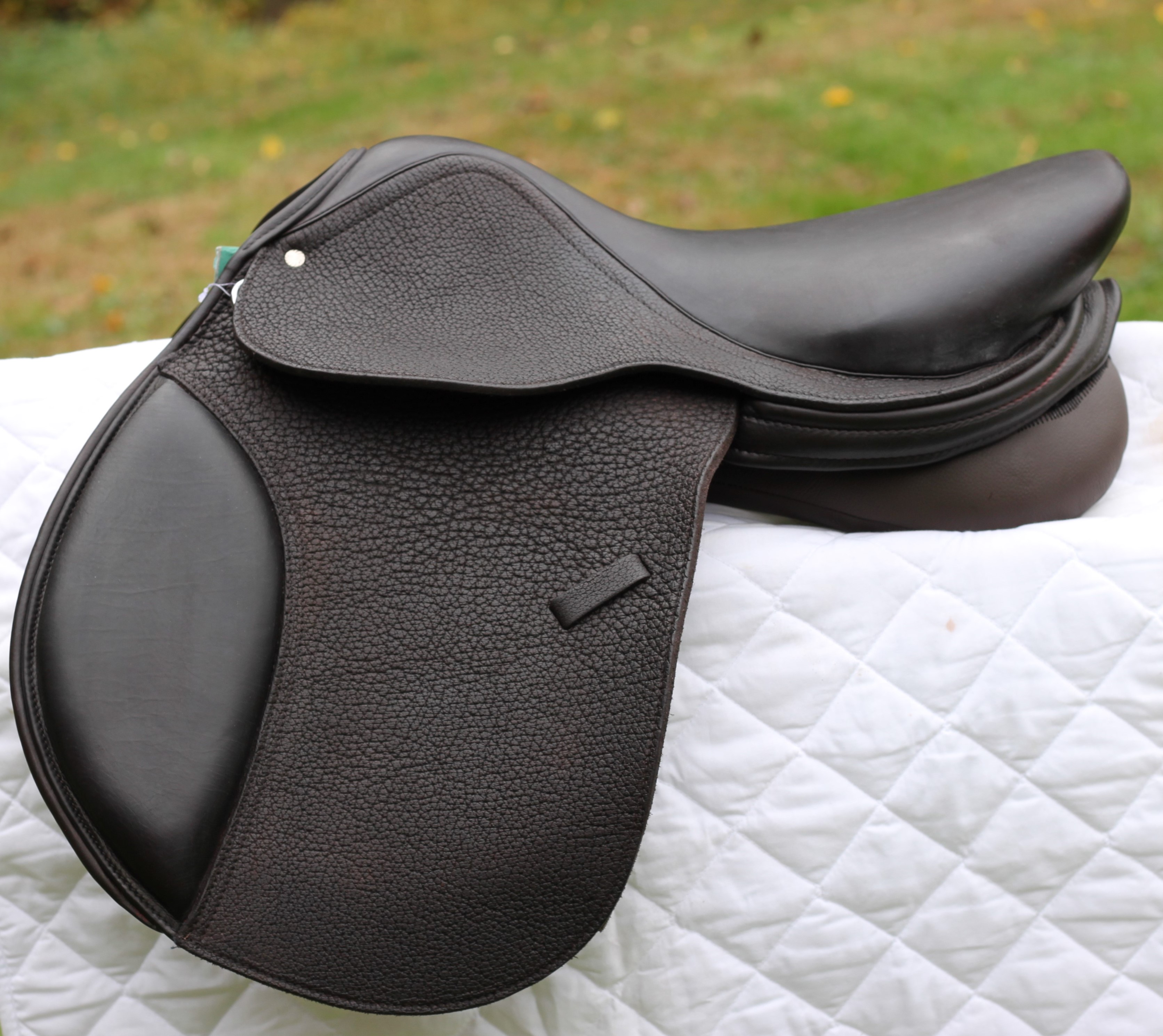 17 ½” Pegasus Jumping Saddle with Half Dragon Panels